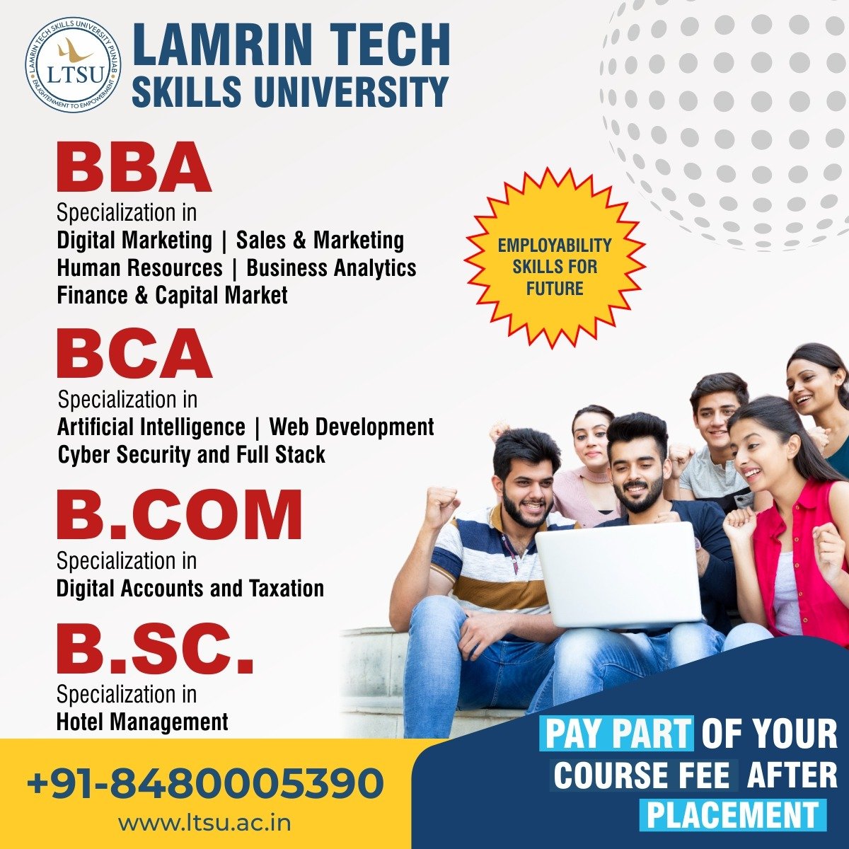 BCA at LTSU: Your Gateway to the Future of Tech – With Specializations ...