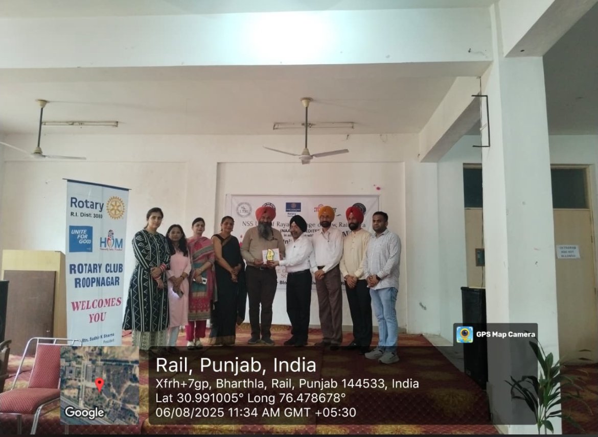 Blood Donation Camp Organized at Lamrin Tech Skills University | A Step ...