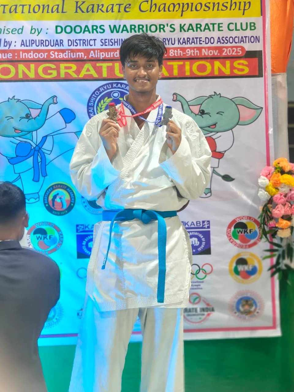 Gold & Silver Medal Victory at 7th Dooars Cup Karate Championship | LTSU